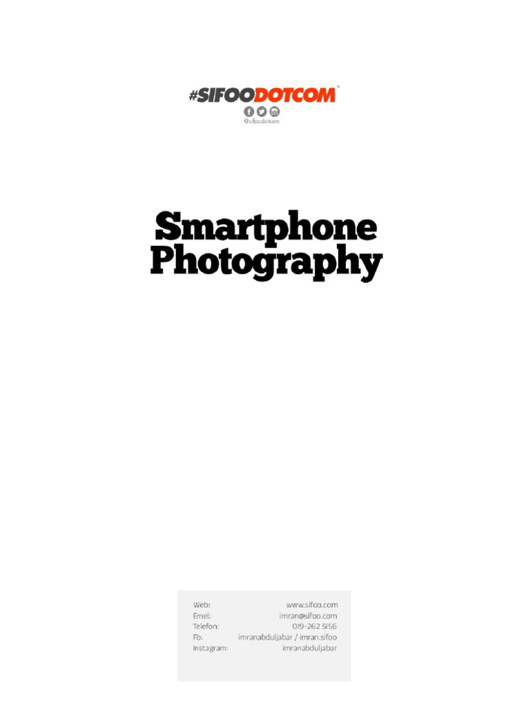 Smartphone Photography | PDF