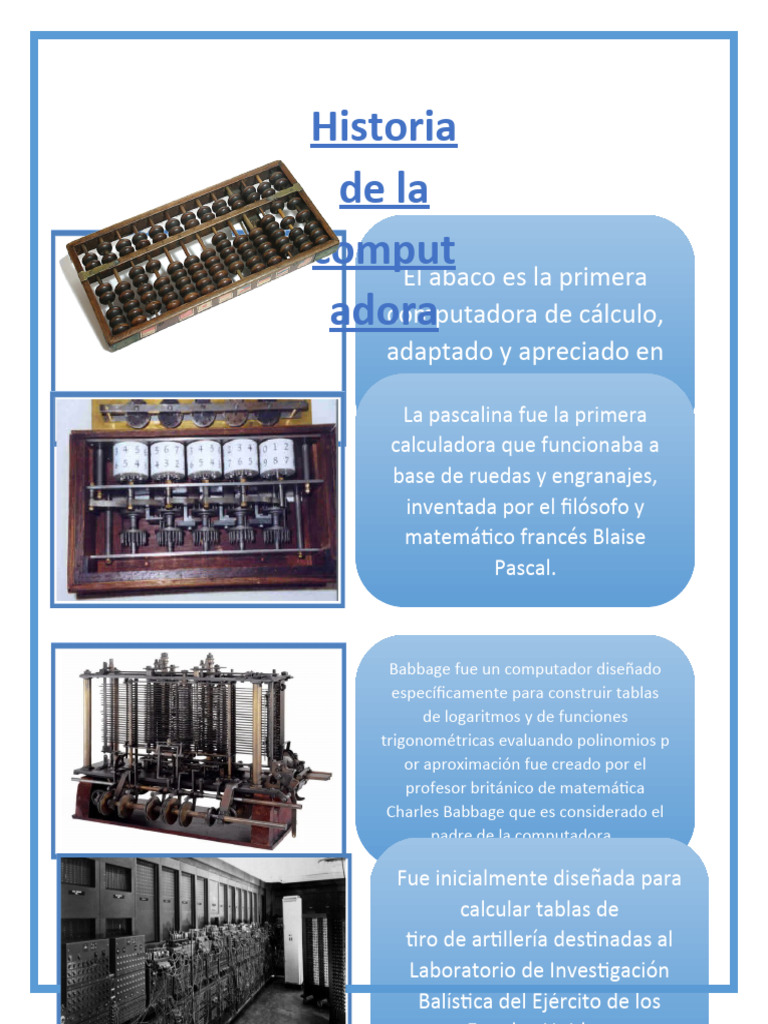historia de la computadora | PDF
