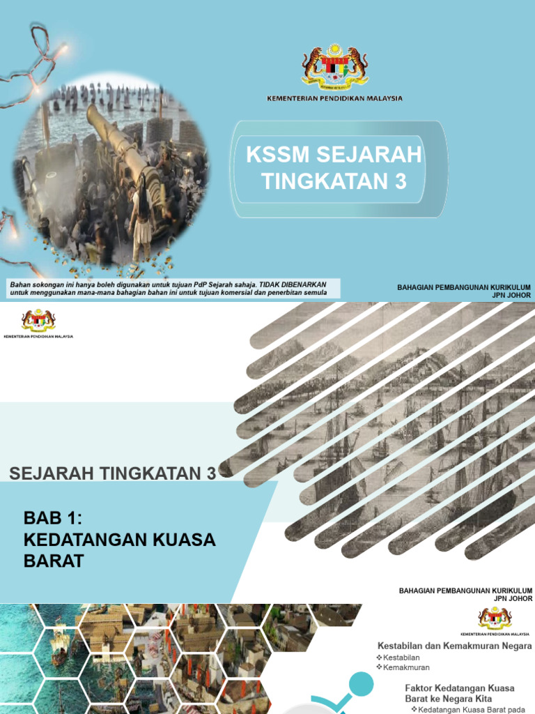 KSSM Sejarah Tingkatan 3 Bab 1 | PDF
