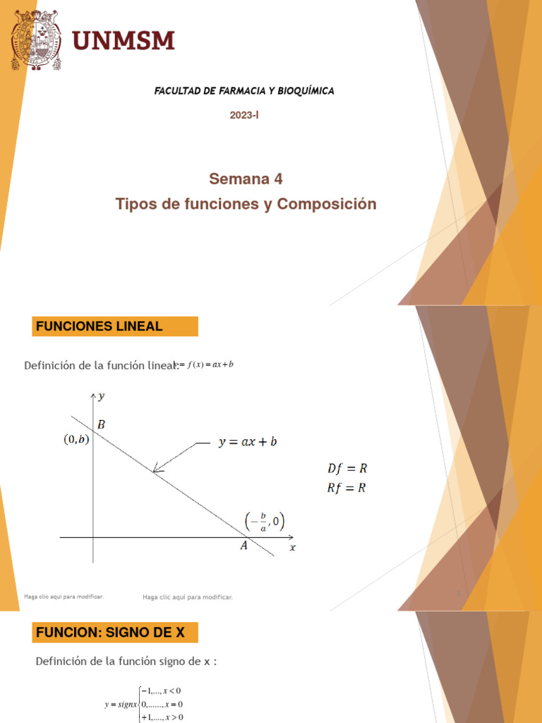 Semana4-Tipos de Funciones y Composicion | PDF | Función monotónica | Álgebra