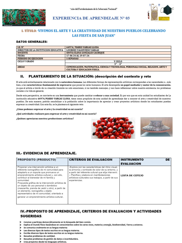 Unidad de Aprendizaje #3 2024 | PDF | Importar | Multiplicación