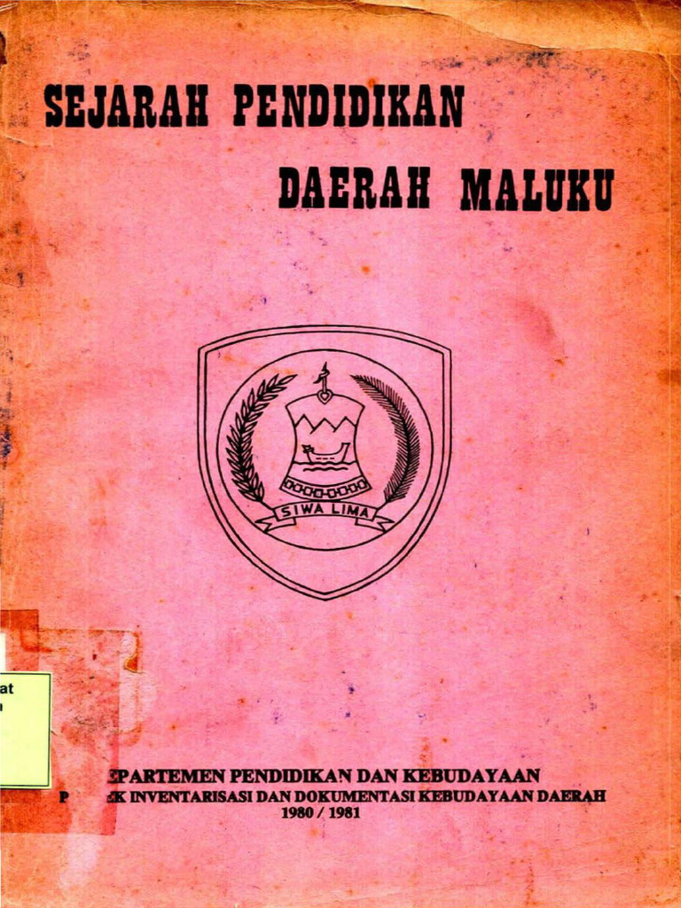 Sejarah Pendidikan Daerah Maluku | PDF