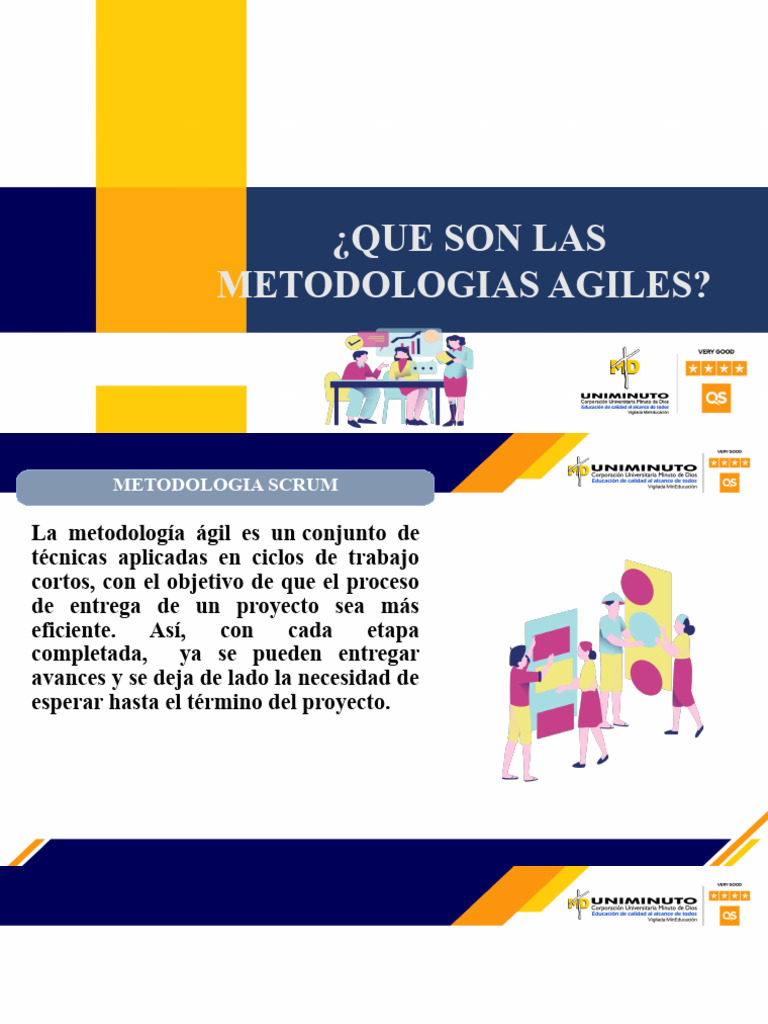 Presentación Metodologia Scrum | PDF | Scrum (desarrollo de software) | Desarrollo Ágil de Software