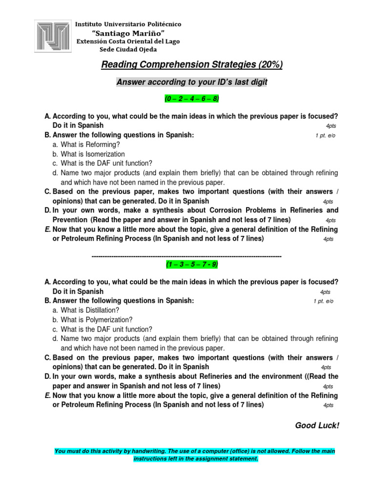 Practice - Refining | PDF | Oil Refinery