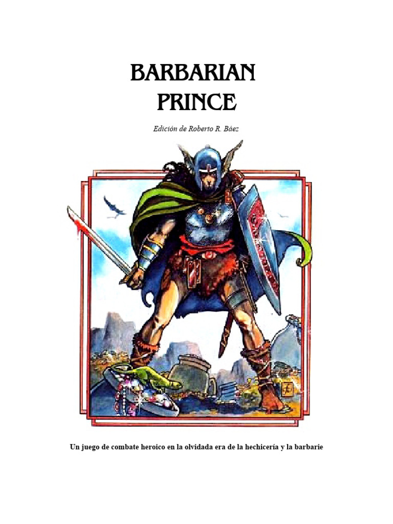 BARBARIAN PRINCE - REGLAMENTO - Roberto R. Baez | PDF | Cerco