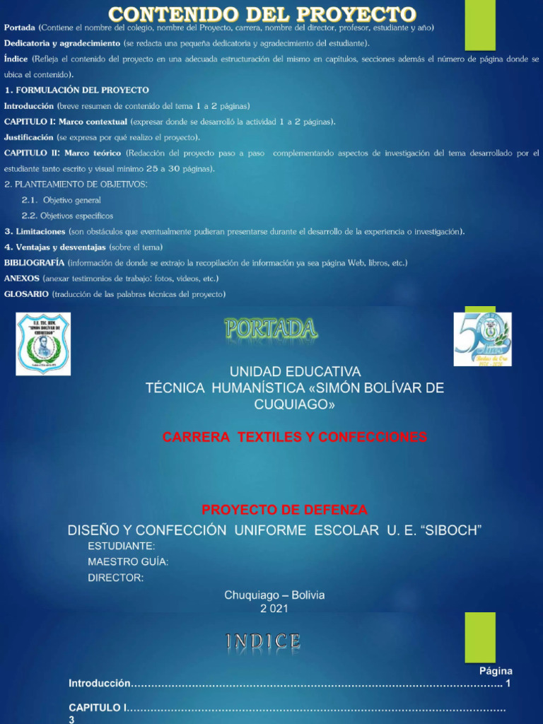 Esquema Del Proyecto | PDF