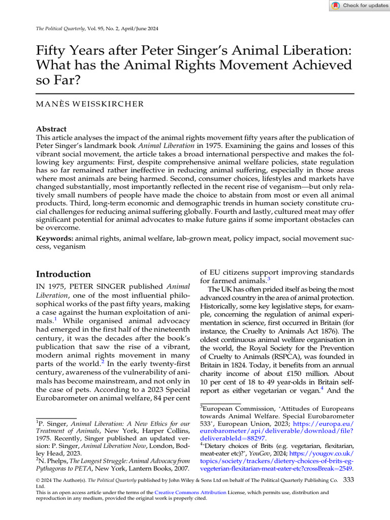 Political Quarterly - 2024 - Weisskircher - Fifty Years After Peter ...