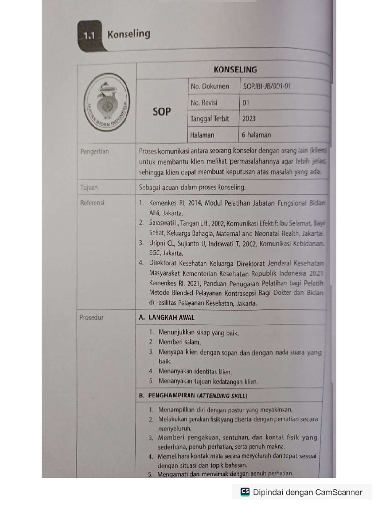 SOP Pelayanan Kebidanan - Compressed (1) - Compressed | PDF