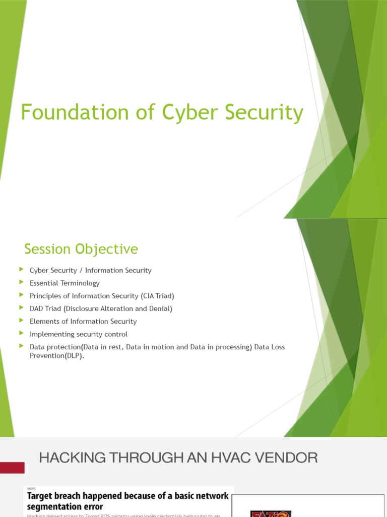 Foundation of Cyber Security | PDF | Information Security | Security