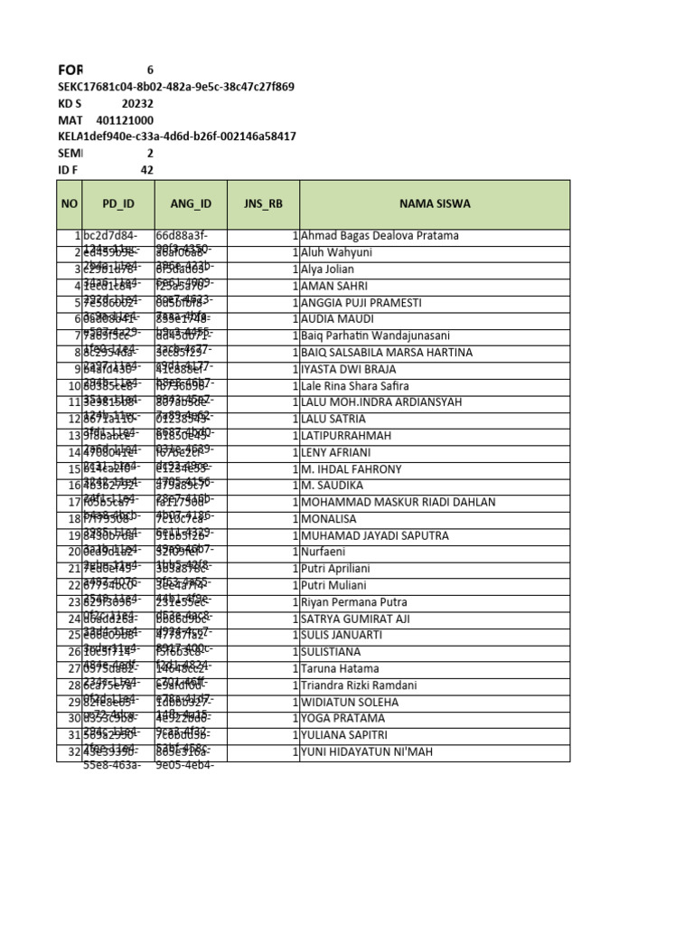 Nil - Rapor - 20232 - 401121000 - X Merdeka 2 | PDF