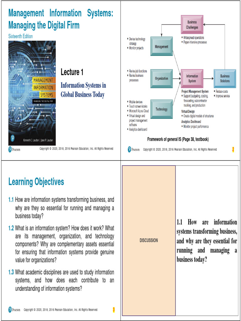 Management Information Systems: Managing The Digital Firm | PDF | Business Process | Information ...