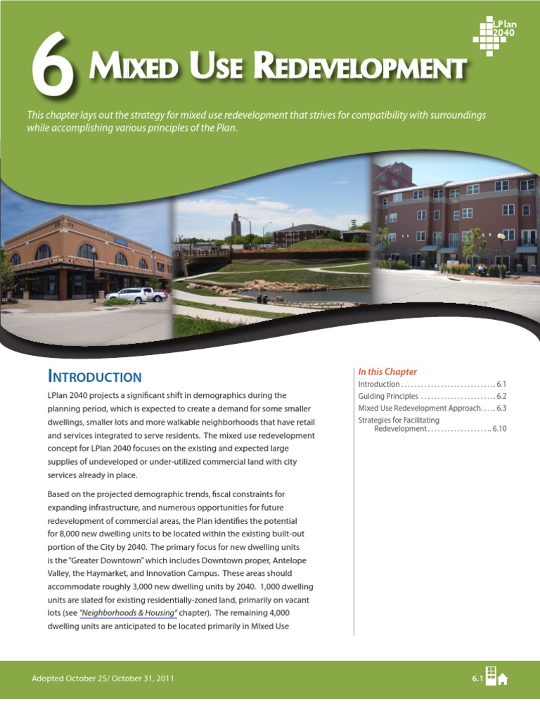 Ixed Se Edevelopment: Ntroduction | PDF | Mixed Use Development | Street