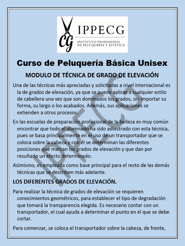 Modulo Tecnica de Grado de Elevacion 2024 | PDF