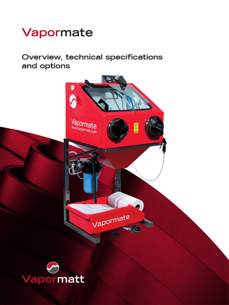 Vapormate Wet Blasting Machine Overview | PDF | Industrial Processes ...