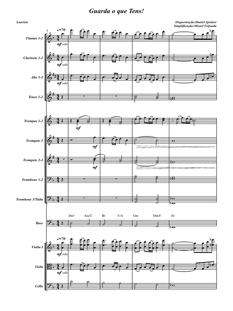 Guarda o Que Tens - Lauriete | PDF
