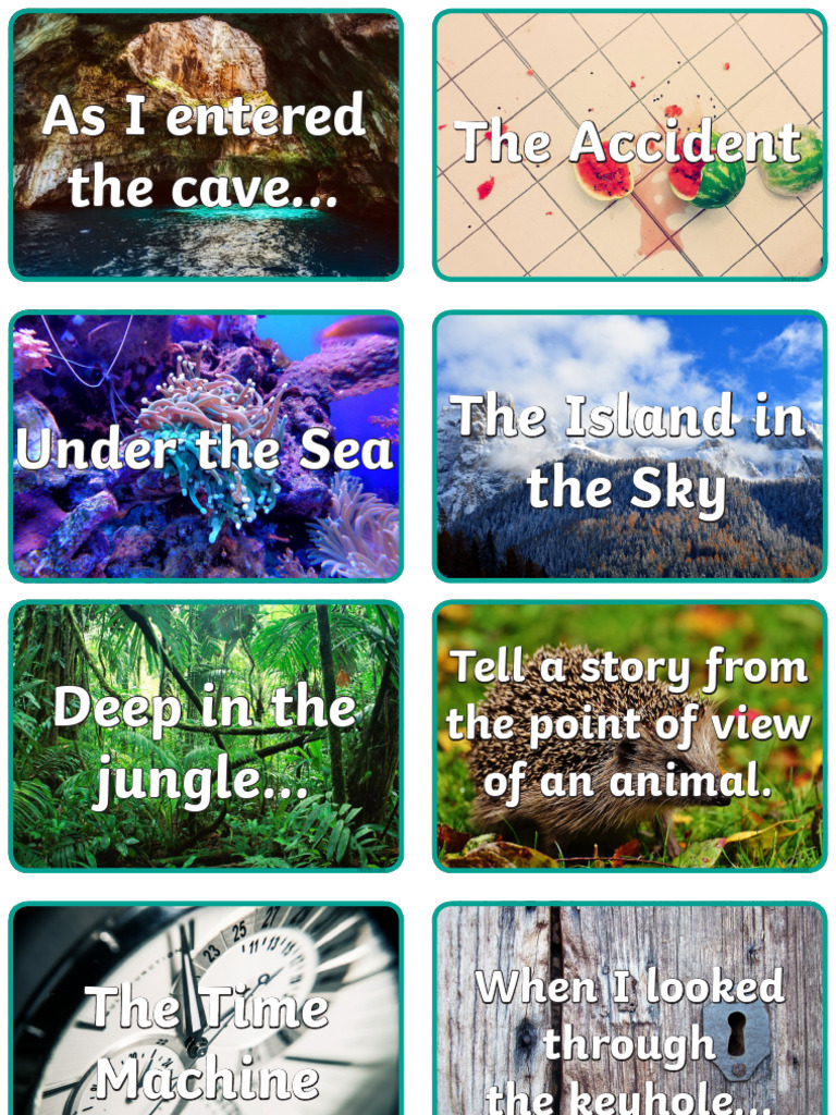 Au t2 e 262 Narrative Writing Prompt Flashcards - Ver - 1 | PDF