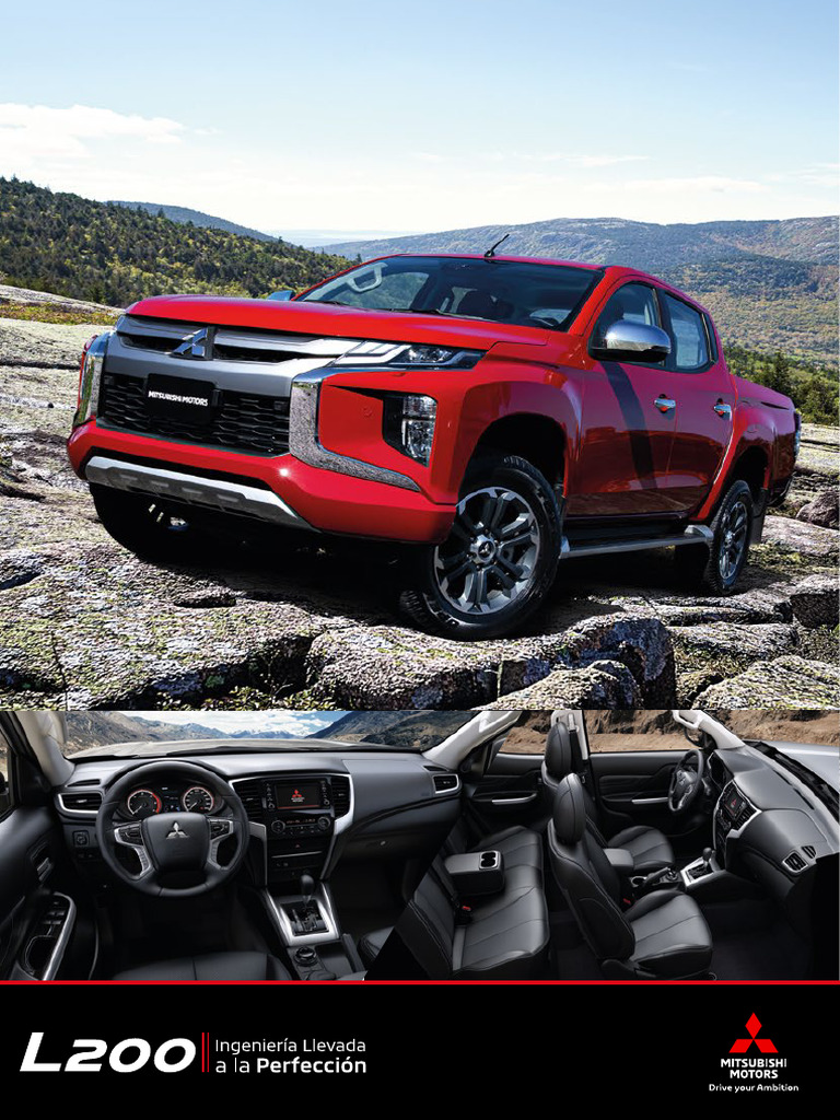 MITSUBISHI FICHA-L200 5versiones 2024 | PDF | Tracción en las cuatro ruedas | Airbag