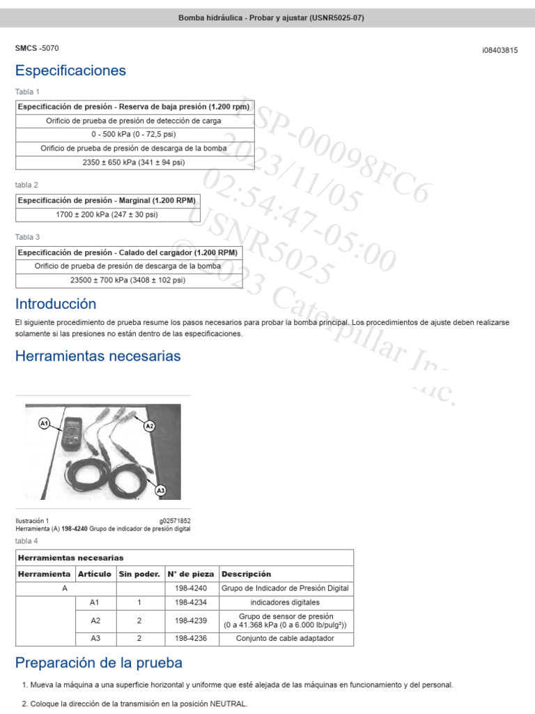 Prueba de Bomba | PDF | Bomba | Ingeniería mecánica