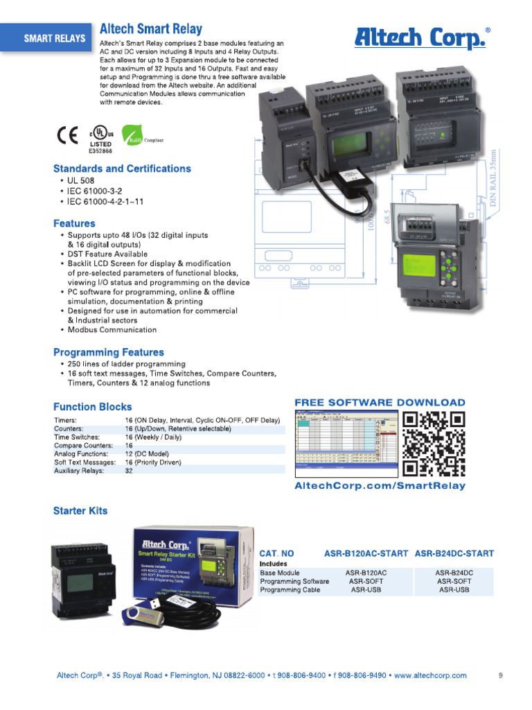 Altech Smart Relay Specs | PDF