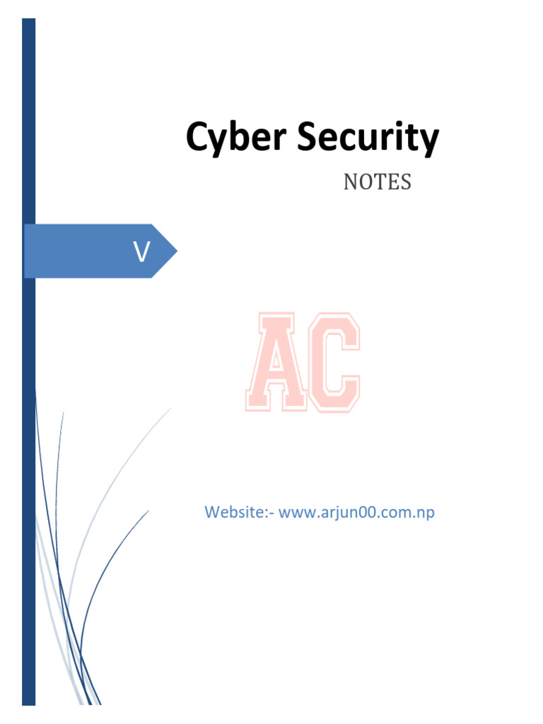 Cyber Security Note | PDF | Encryption | Key (Cryptography)