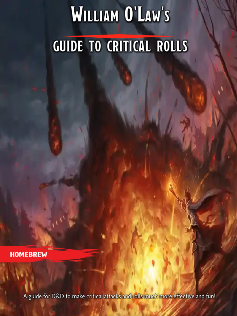 Enhancing D&D Critical Rolls Guide | PDF | Tabletop Role Playing Game ...