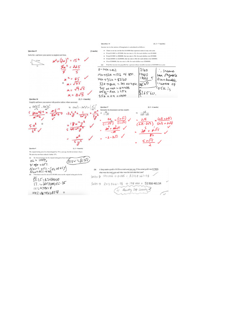 Math Notes Draft | PDF