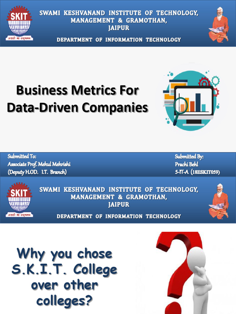 Pdf Business Metrics For Data Driven Companies Pdf Databases