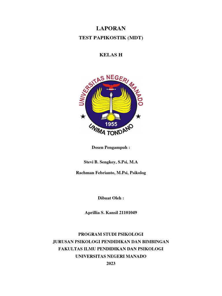 Analisis Psikogram Mahasiswa Psikologi | PDF