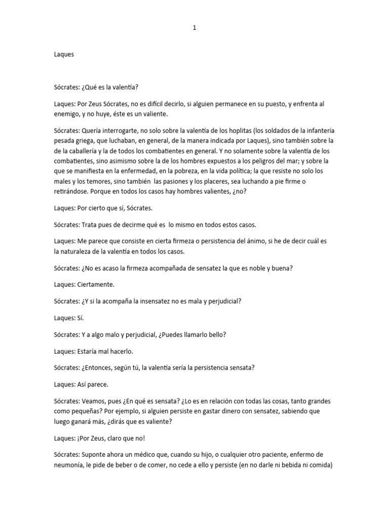 Laques 1 | PDF | Valor