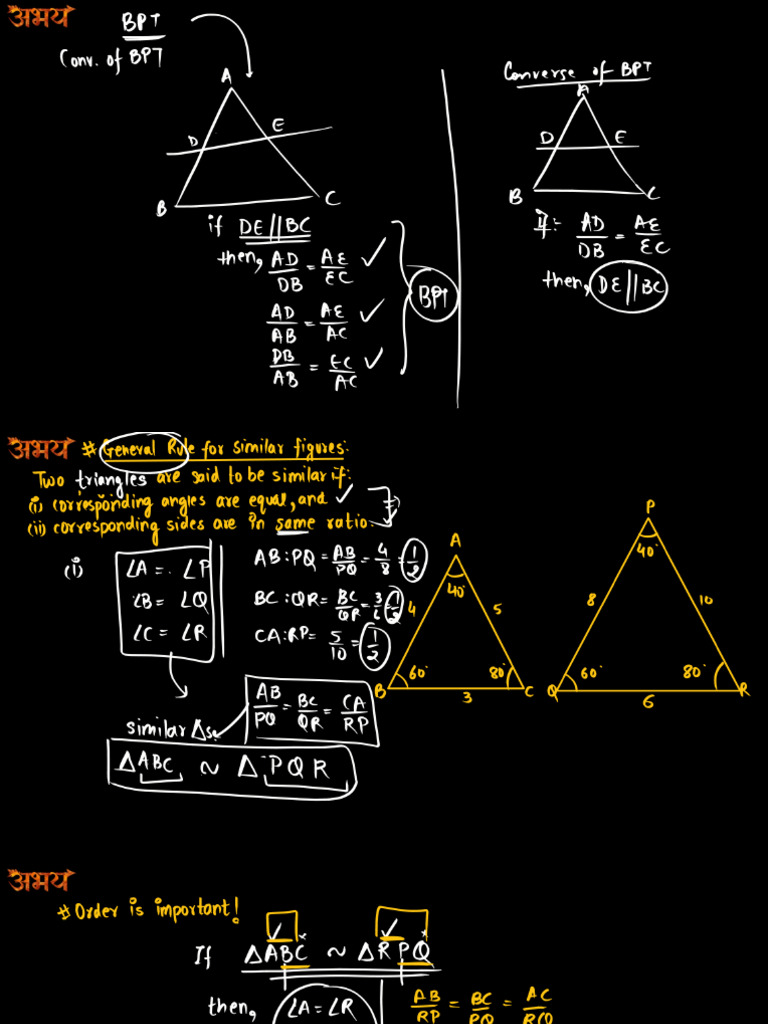 Triangles Lecture 2 | PDF