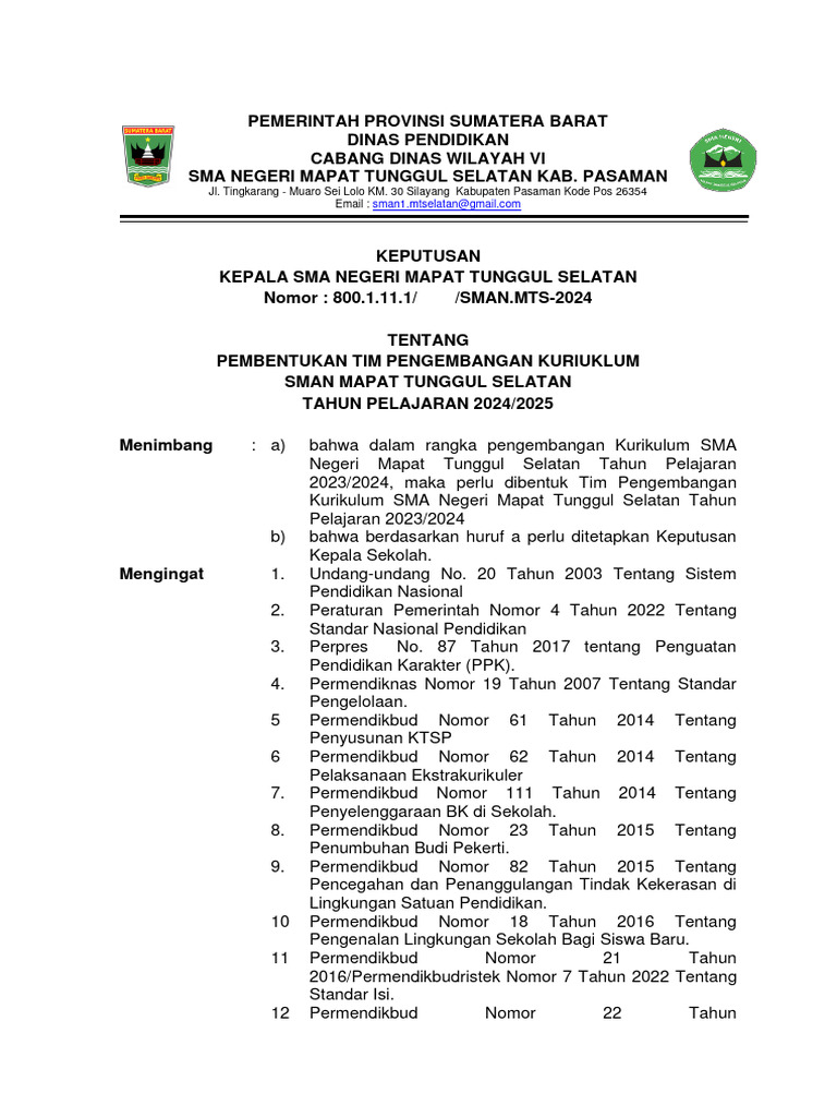 L1. SK TPK Tp. 2024-2025 | PDF