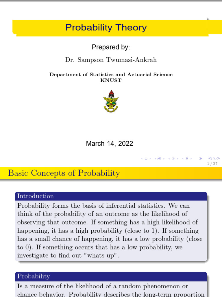 Proability Principles | PDF | Sensitivity And Specificity | Experiment
