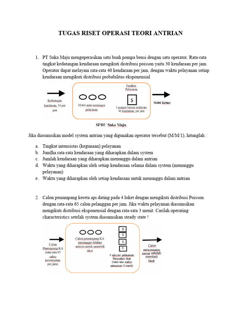 Tugas Ro Teori Antrian | PDF | Teknologi & Rekayasa