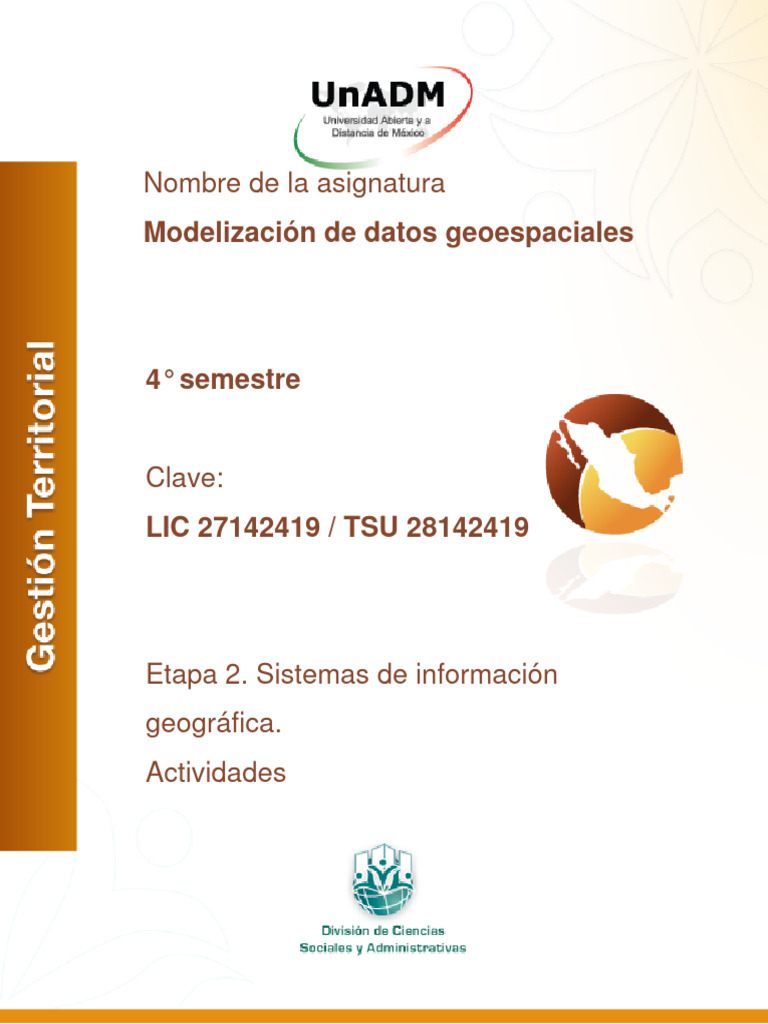 QMDG E2 Actividades | PDF | Sistema de información geográfica | Mapa