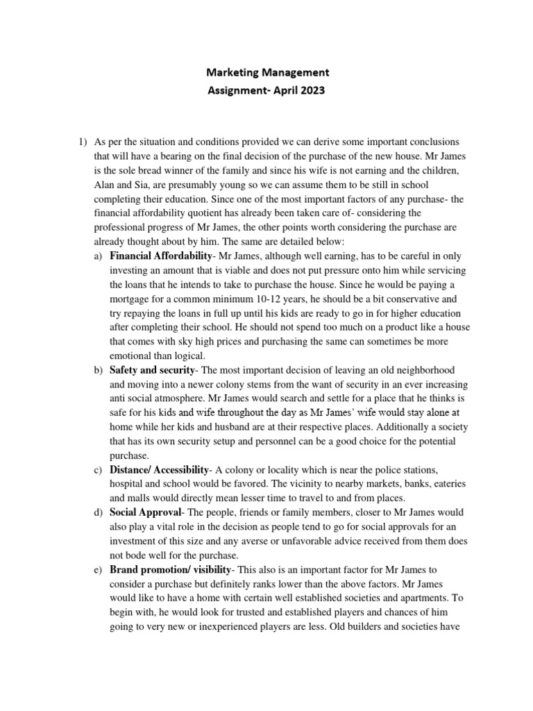 Marketing Management Assignment | Download Free PDF | Banks | Economies