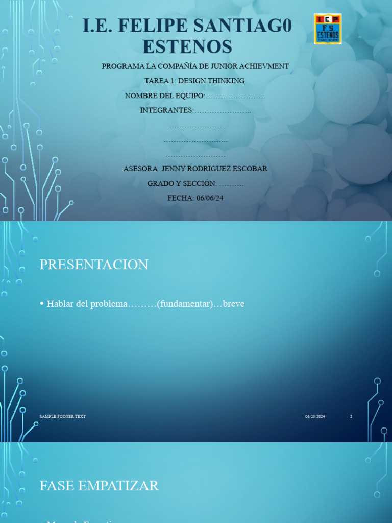 MODELO PARA PRESENTAR PPT DE TAREA 1-JUNIOR ACHIEVMENT (1) | PDF
