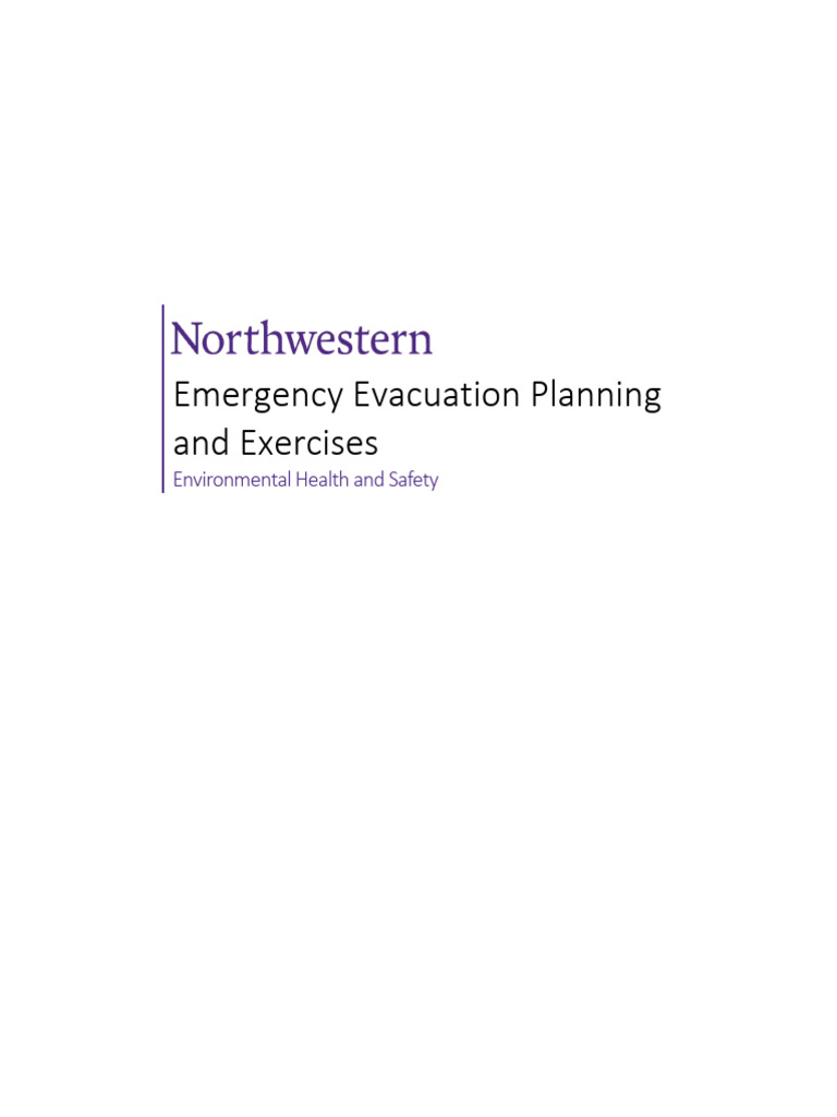 Emergency Evacuation Planning Guide | PDF | Emergency Evacuation ...