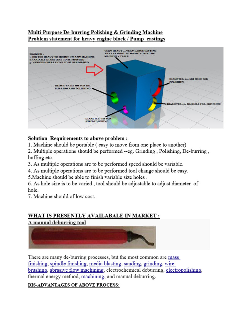 RS-75 Deburring MC | PDF | Grinding (Abrasive Cutting) | Industrial ...