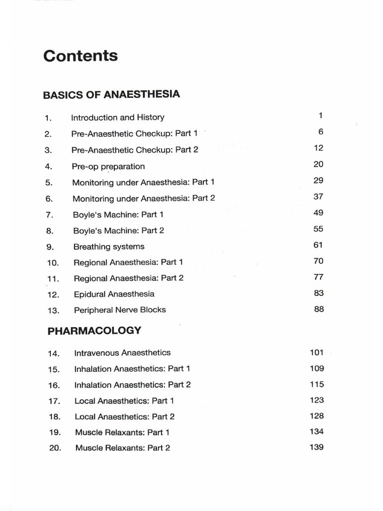 Anesthesia | PDF