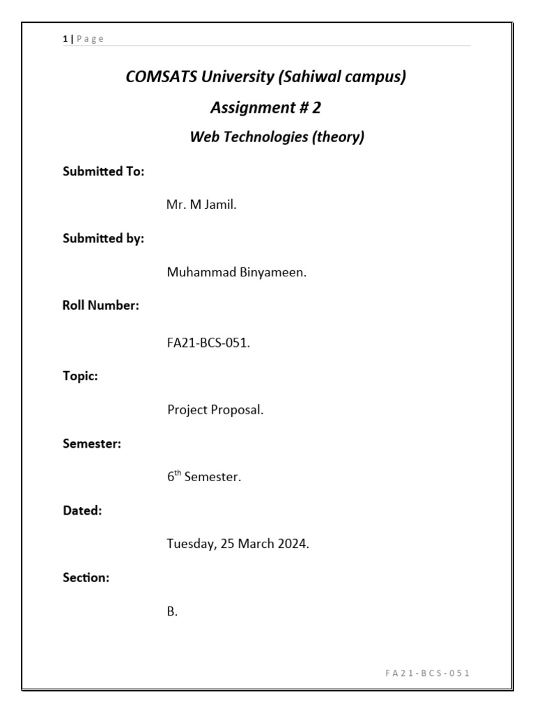 Project Proposal | Download Free PDF | Databases | Computing