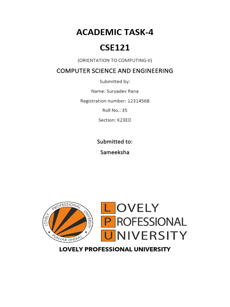 Suryadev Rana 12314568 Ca4 Pdf Java Script World Wide Web
