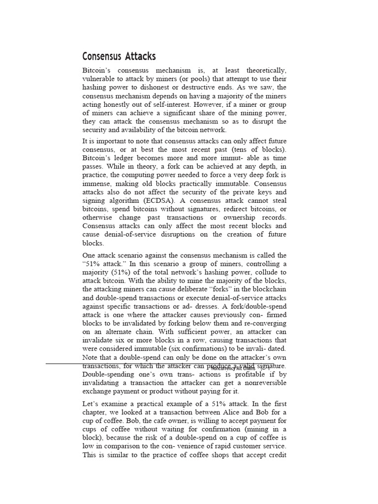 Understanding Bitcoin Consensus Attacks | PDF | Cryptocurrency | Bitcoin