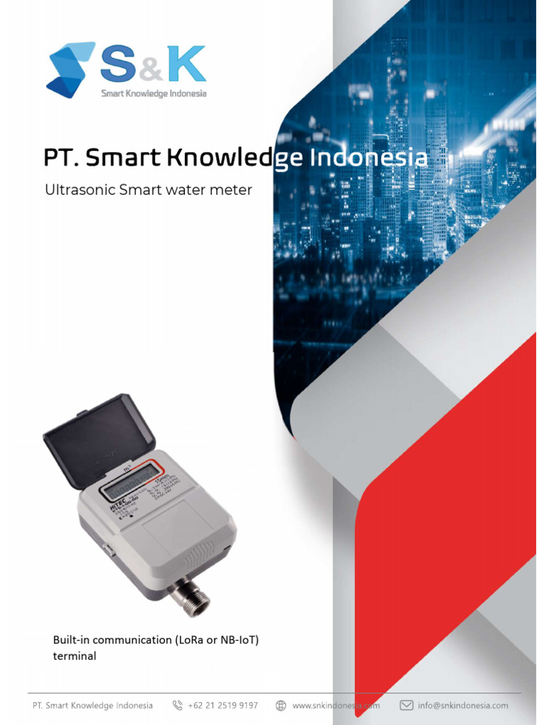 Hitec - Ultrasonic Smart Water Meter - 20231023 | PDF | Computer Science | Computer Engineering