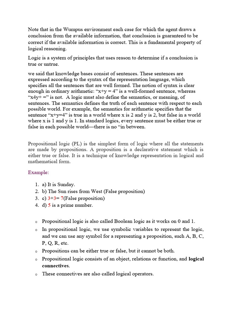 Logic | PDF | Logic | Proposition