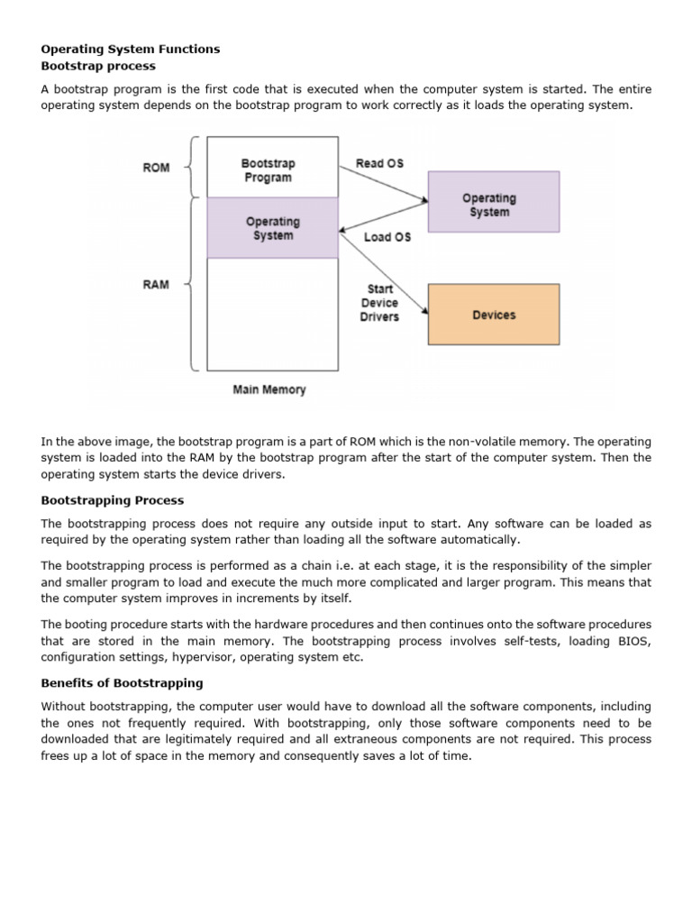 Bootstrap and Process Management | PDF | Process (Computing) | Booting