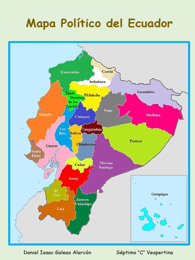 Mapa Politico Ecuador | PDF