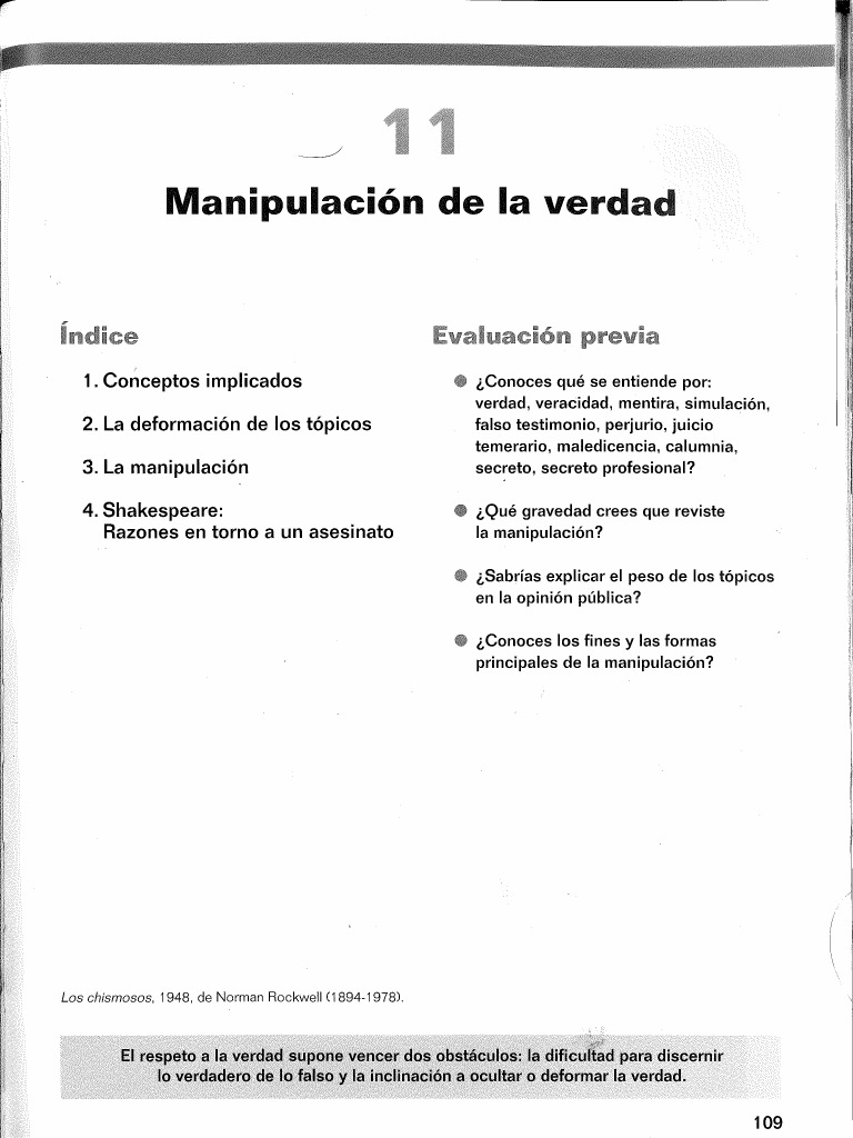 11 Manipulacion De La Verdad Pdf