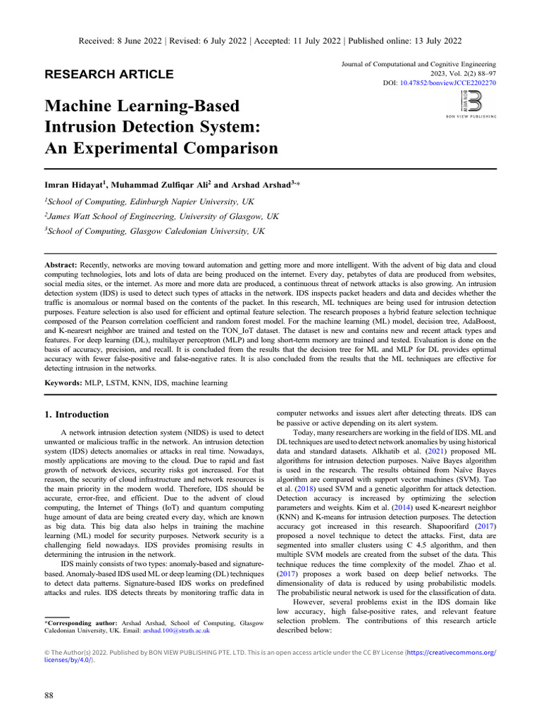 01-JCCE2202270 Online | PDF | Receiver Operating Characteristic | Machine Learning