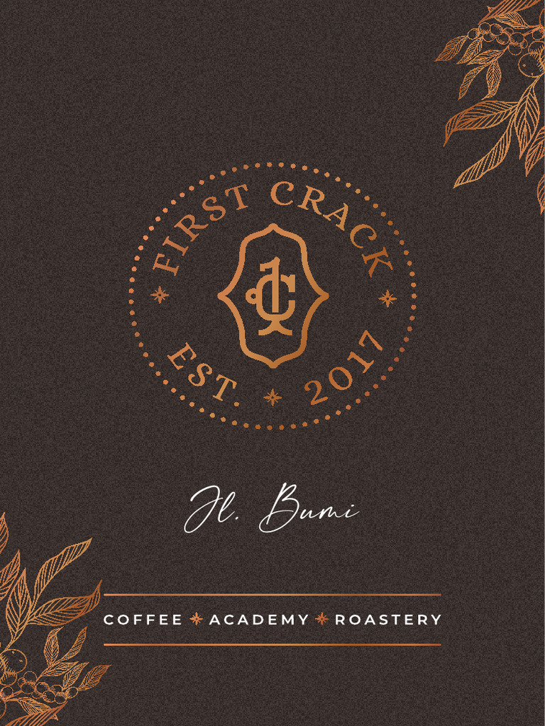 Menu First Crack - Bumi | PDF | Coffee | Cuisine