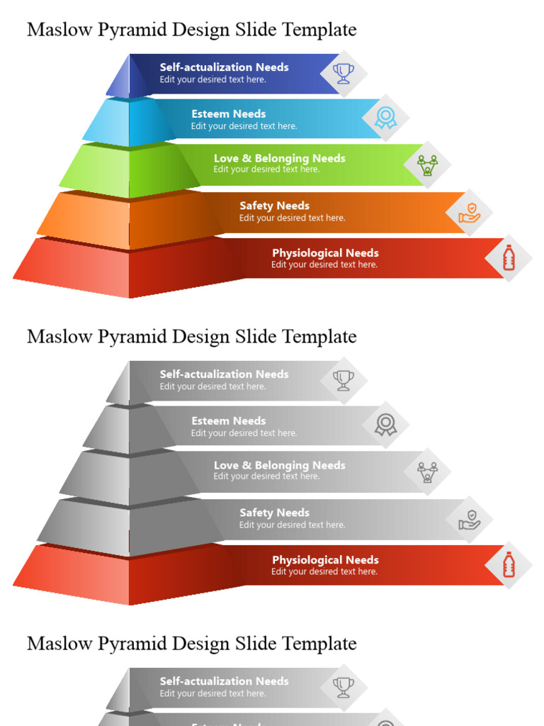 01 Maslow Pyramid Design Power Point Template 16x9 1 | PDF | Industrial ...